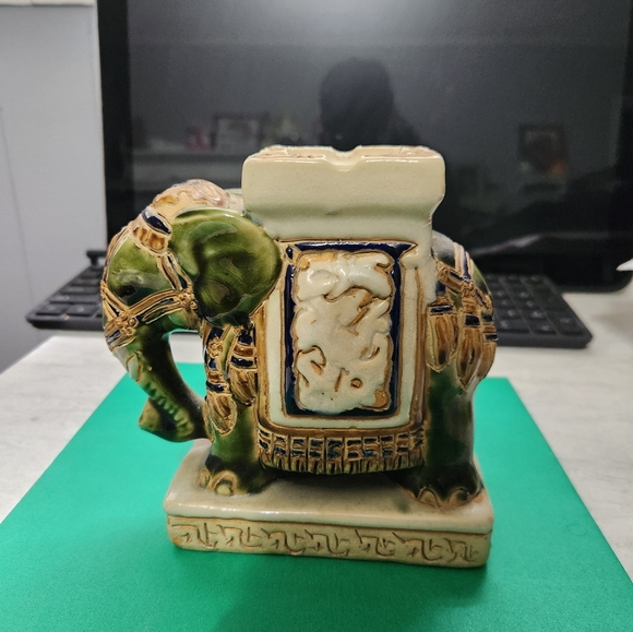 American Vintage | Accents | Vintage Elephant Pillar 6x6 Porcelain ...